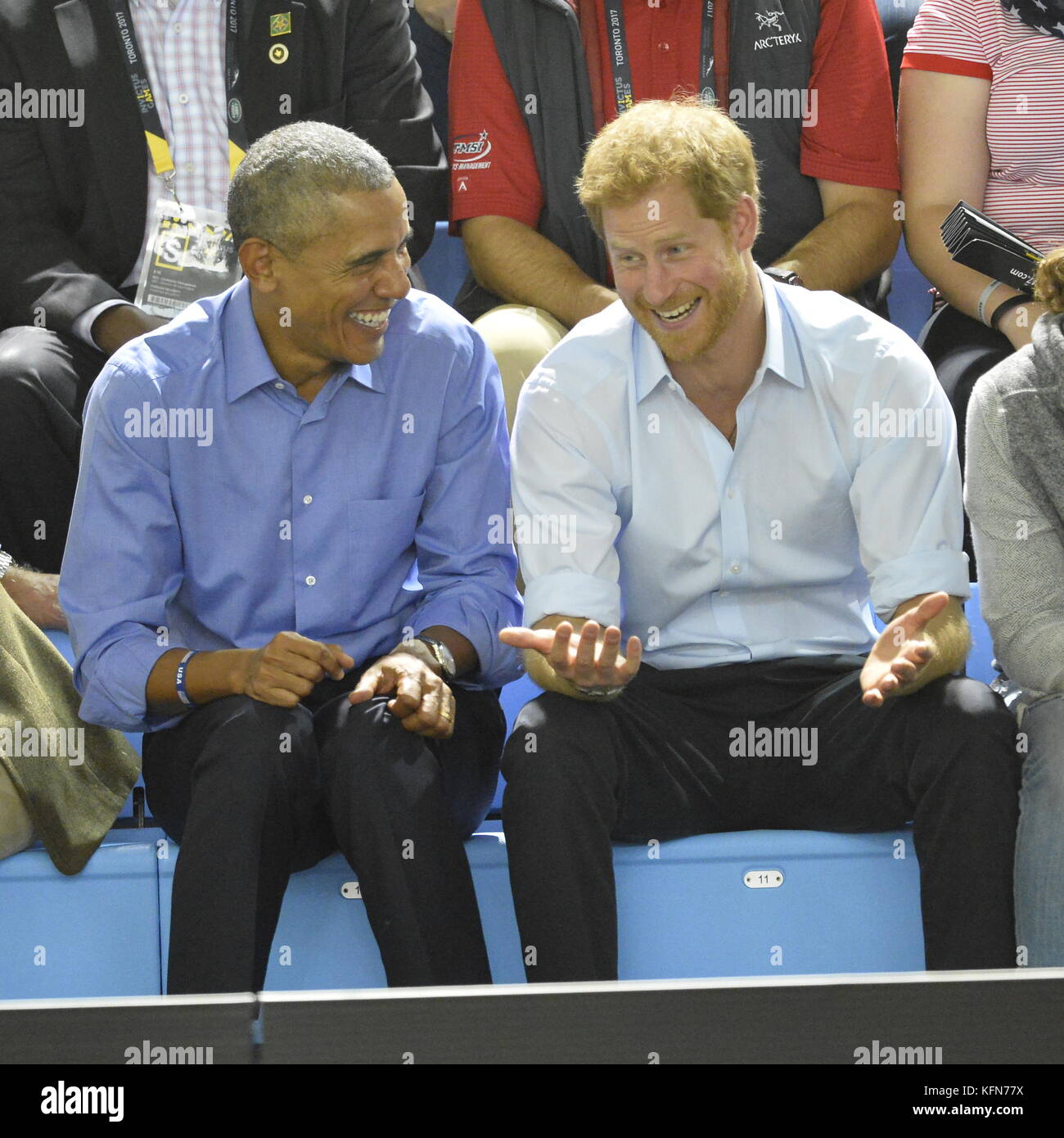 Barack Obama and Prince Harry attend the Invictus Games Featuring ...