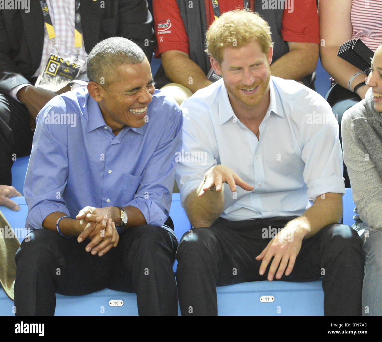 Barack Obama and Prince Harry attend the Invictus Games Featuring ...