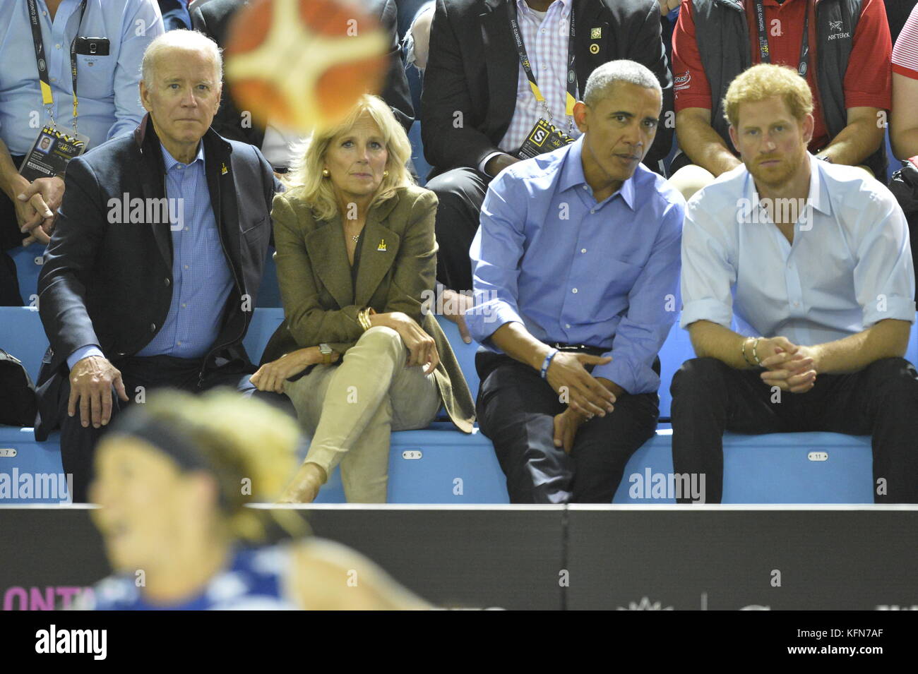 Barack Obama and Prince Harry attend the Invictus Games Featuring ...