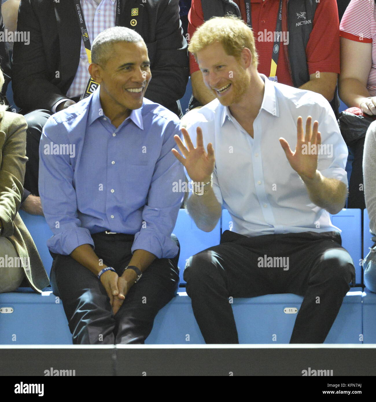 Barack Obama and Prince Harry attend the Invictus Games Featuring ...