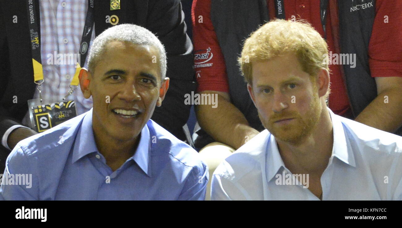 Barack Obama and Prince Harry attend the Invictus Games Featuring ...