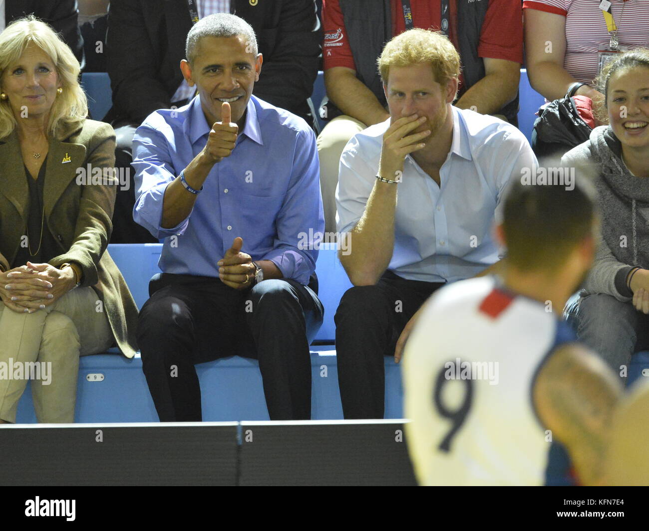 Barack Obama and Prince Harry attend the Invictus Games Featuring ...