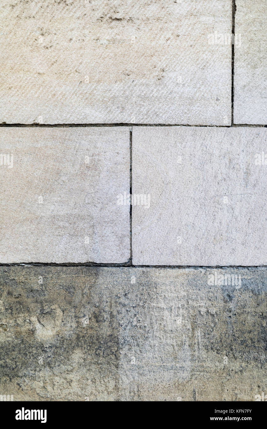 Large UK church sandstone building bricks or blocks background texture ...