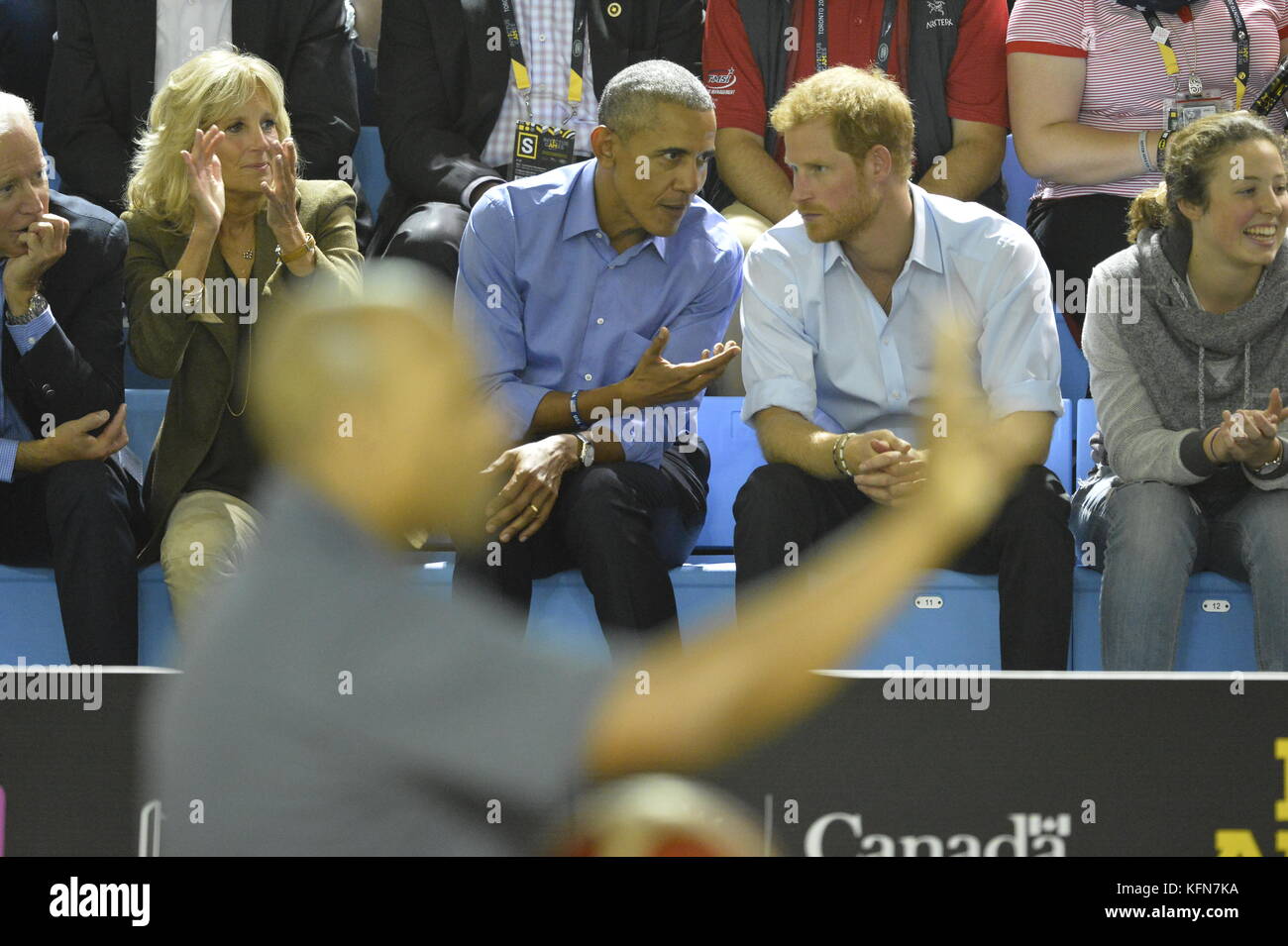 Barack Obama and Prince Harry attend the Invictus Games Featuring ...