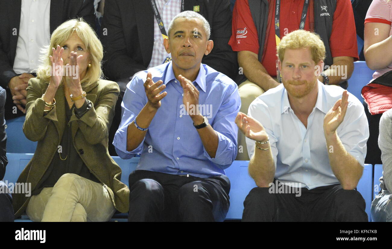 Barack Obama and Prince Harry attend the Invictus Games Featuring ...