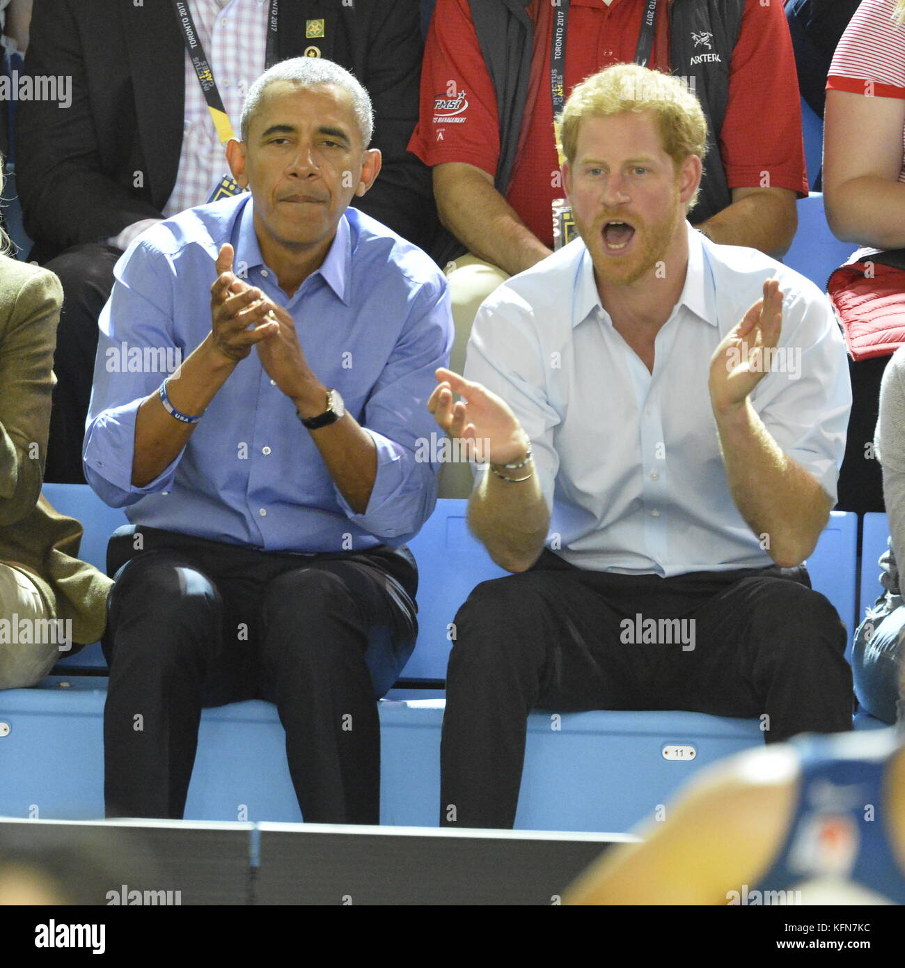 Barack Obama and Prince Harry attend the Invictus Games Featuring ...
