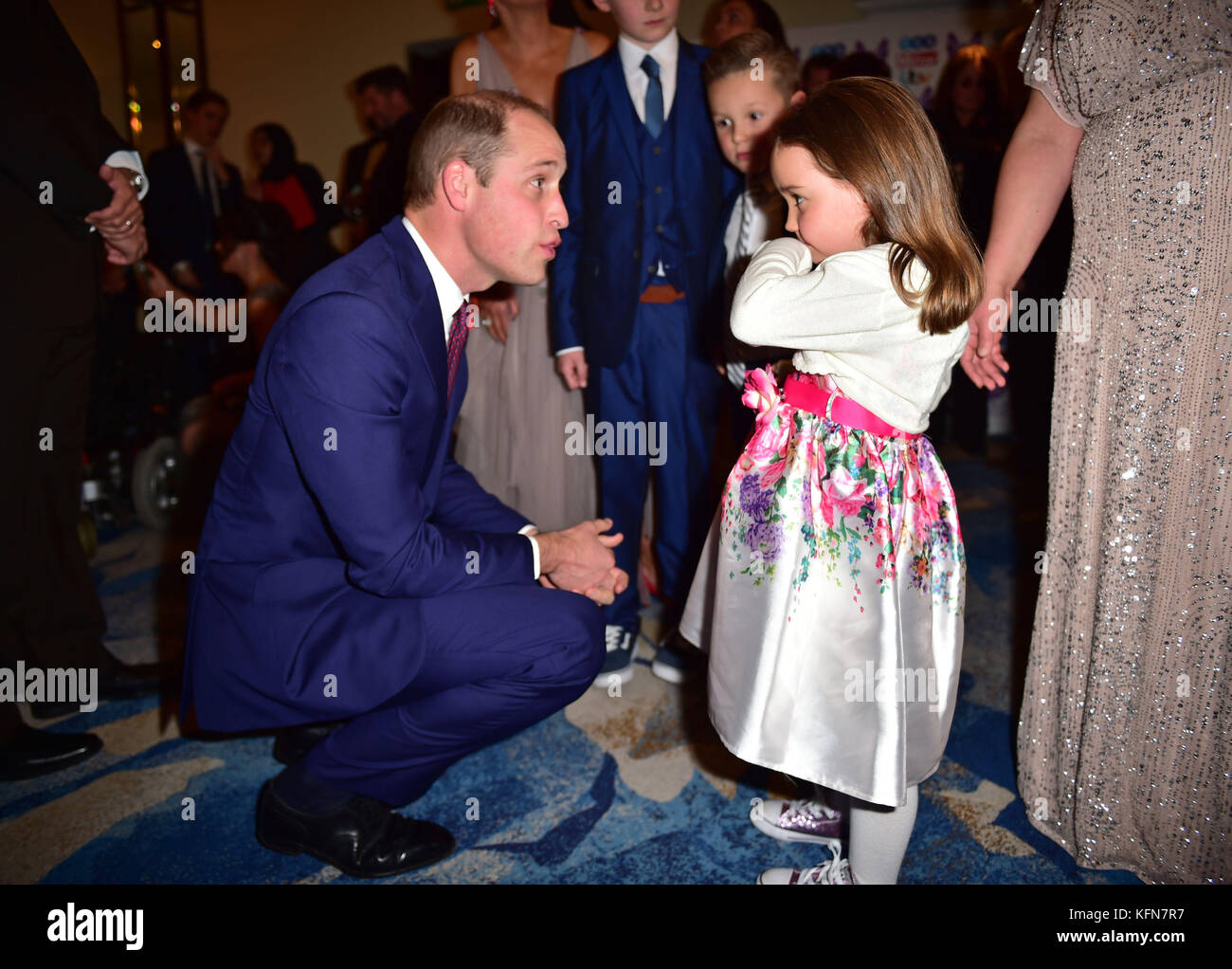 The Duke of Cambridge meets Suzie McCash as he attends The Pride of ...