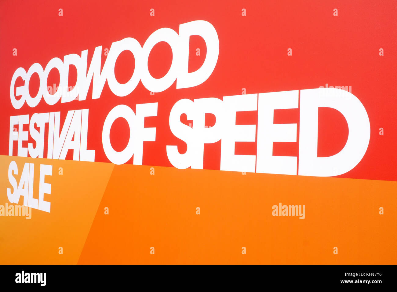 Goodwood festival of speed sign hi-res stock photography and images - Alamy