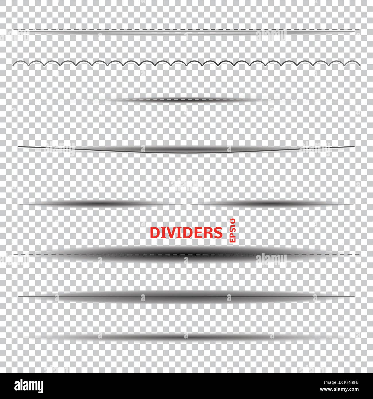 Decorative Color Line Dividers