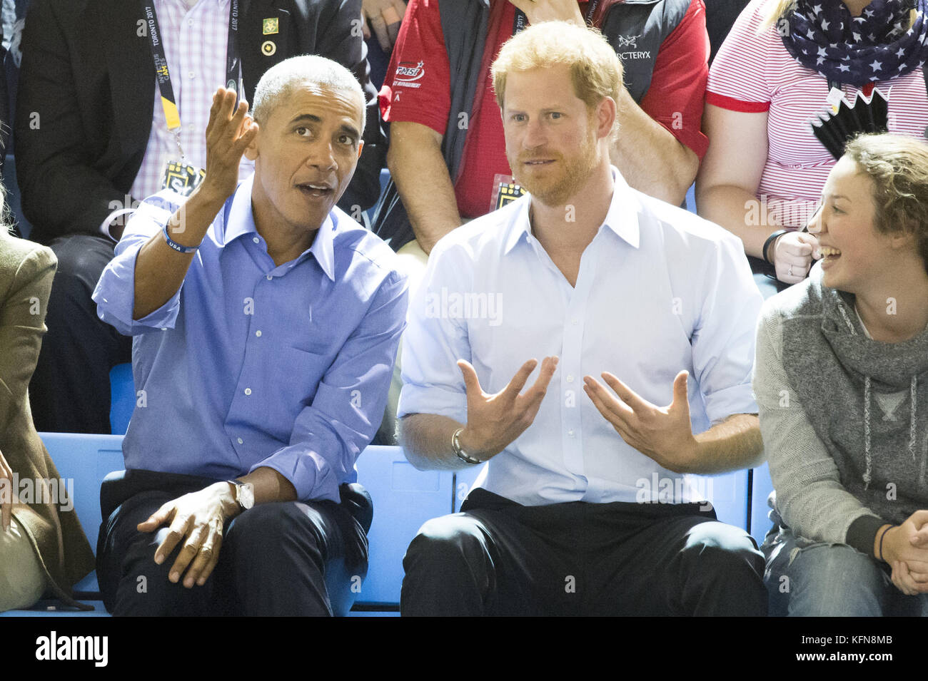 Prince Harry attends Wheel Chair Basket Ball at the Pan AM stadium as ...
