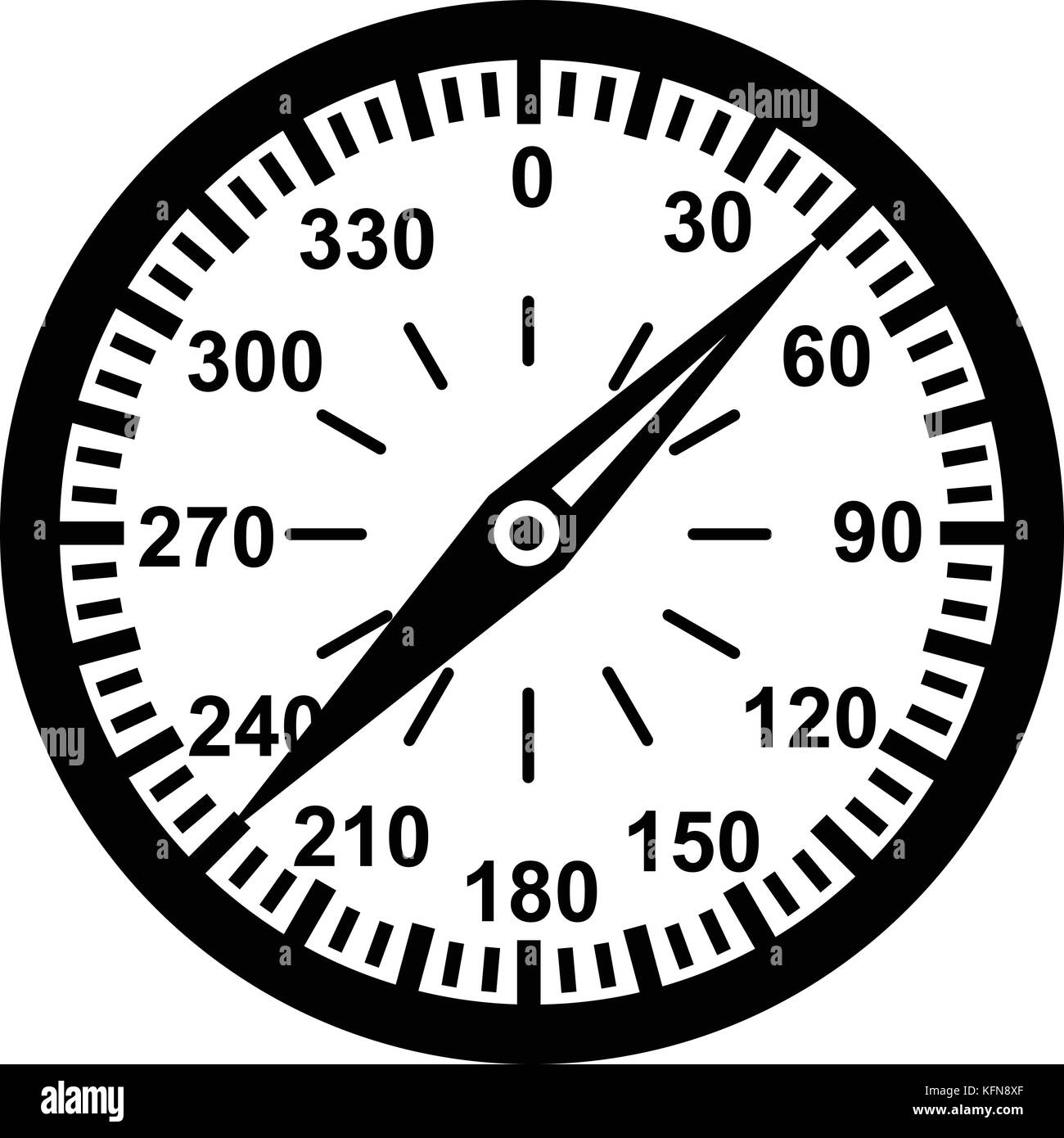 Compass icon, simple style Stock Vector Image & Art - Alamy