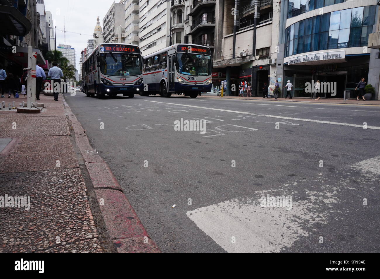 Buses of Montevideo, Uruguay Stock Photo - Alamy