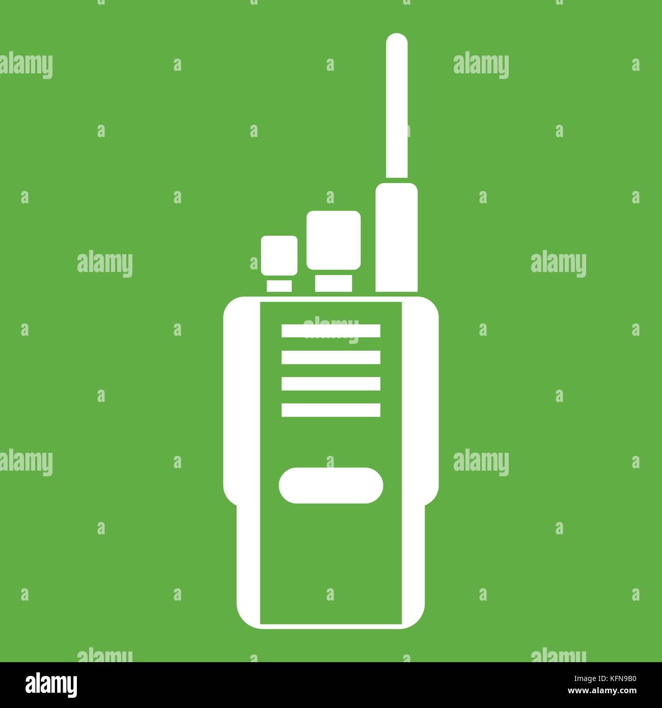 Radio icon green Stock Vector Image & Art - Alamy