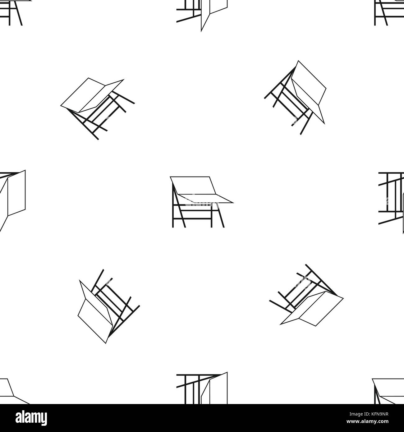 Blank portable screen pattern seamless black Stock Vector Image & Art ...