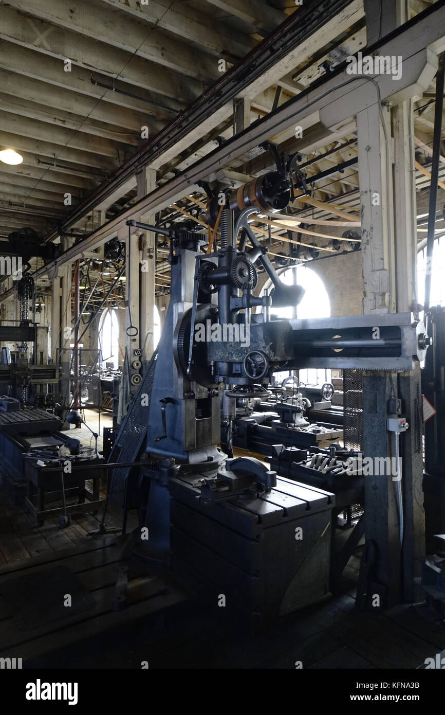 Heavy Machine Shop in Edison's laboratory compound.Thomas Edison ...