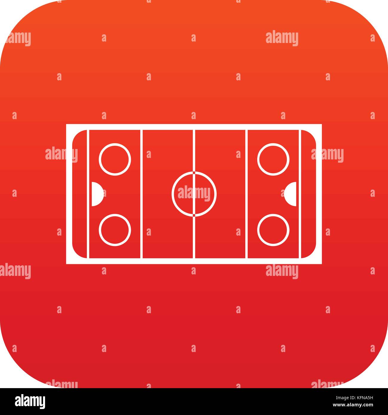 Ice hockey rink icon digital red Stock Vector Image & Art - Alamy