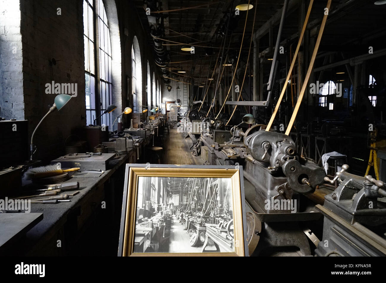 Heavy Machine Shop in Edison's laboratory compound.Thomas Edison ...