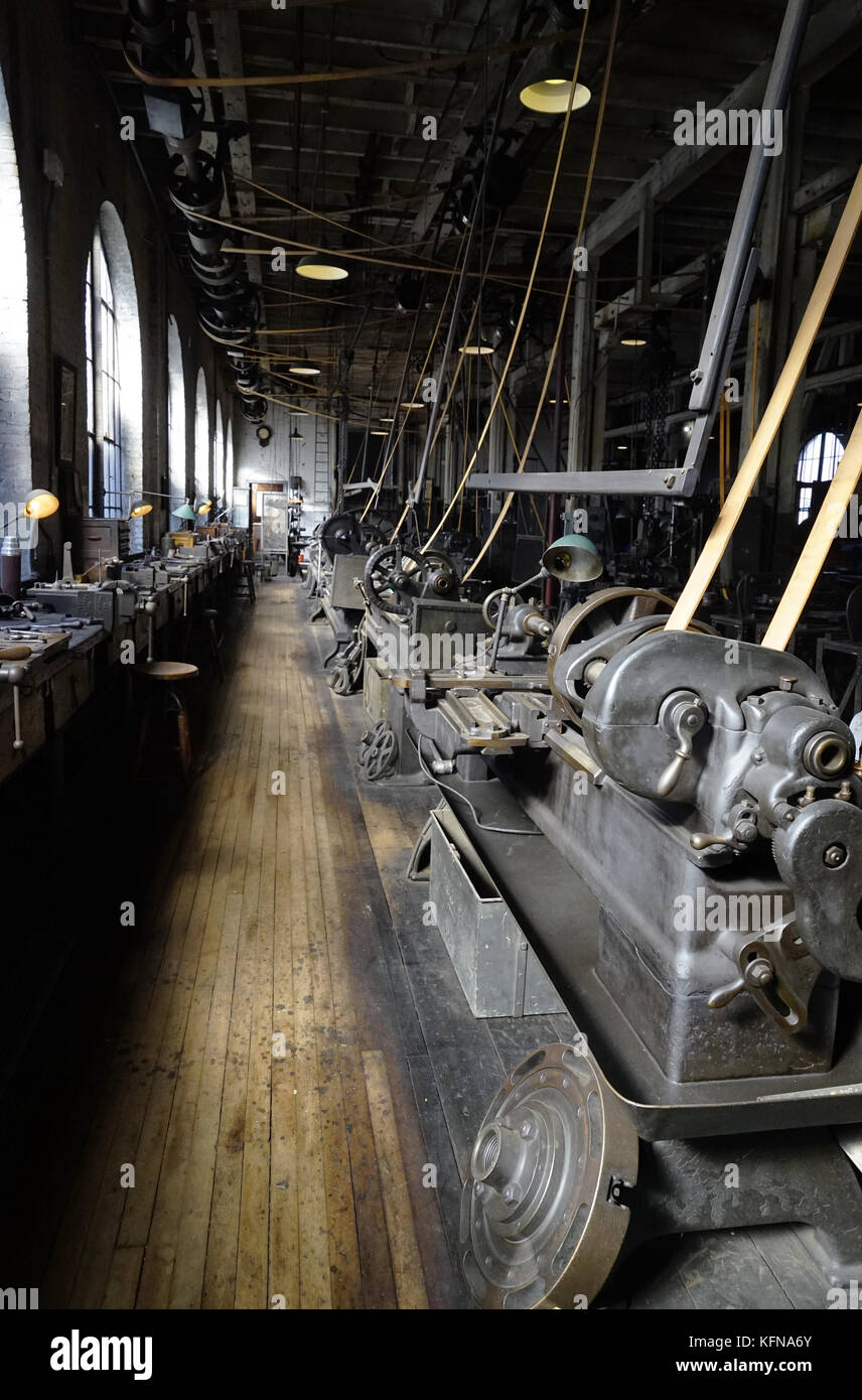 Heavy Machine Shop in Edison's laboratory compound.Thomas Edison ...