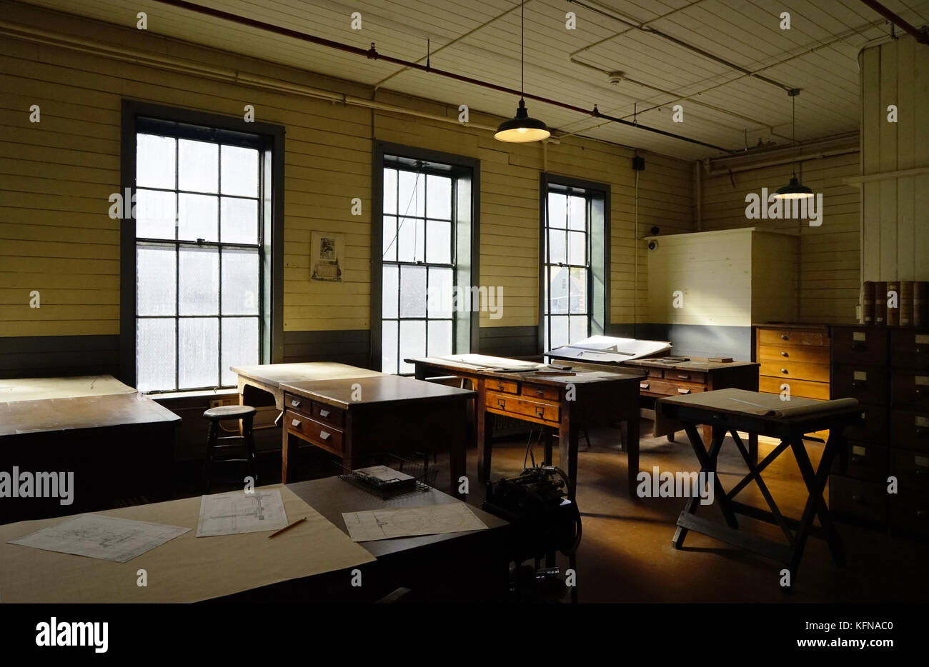 Drafting Room at Thomas Edison National Historical Park.West Orange.New ...