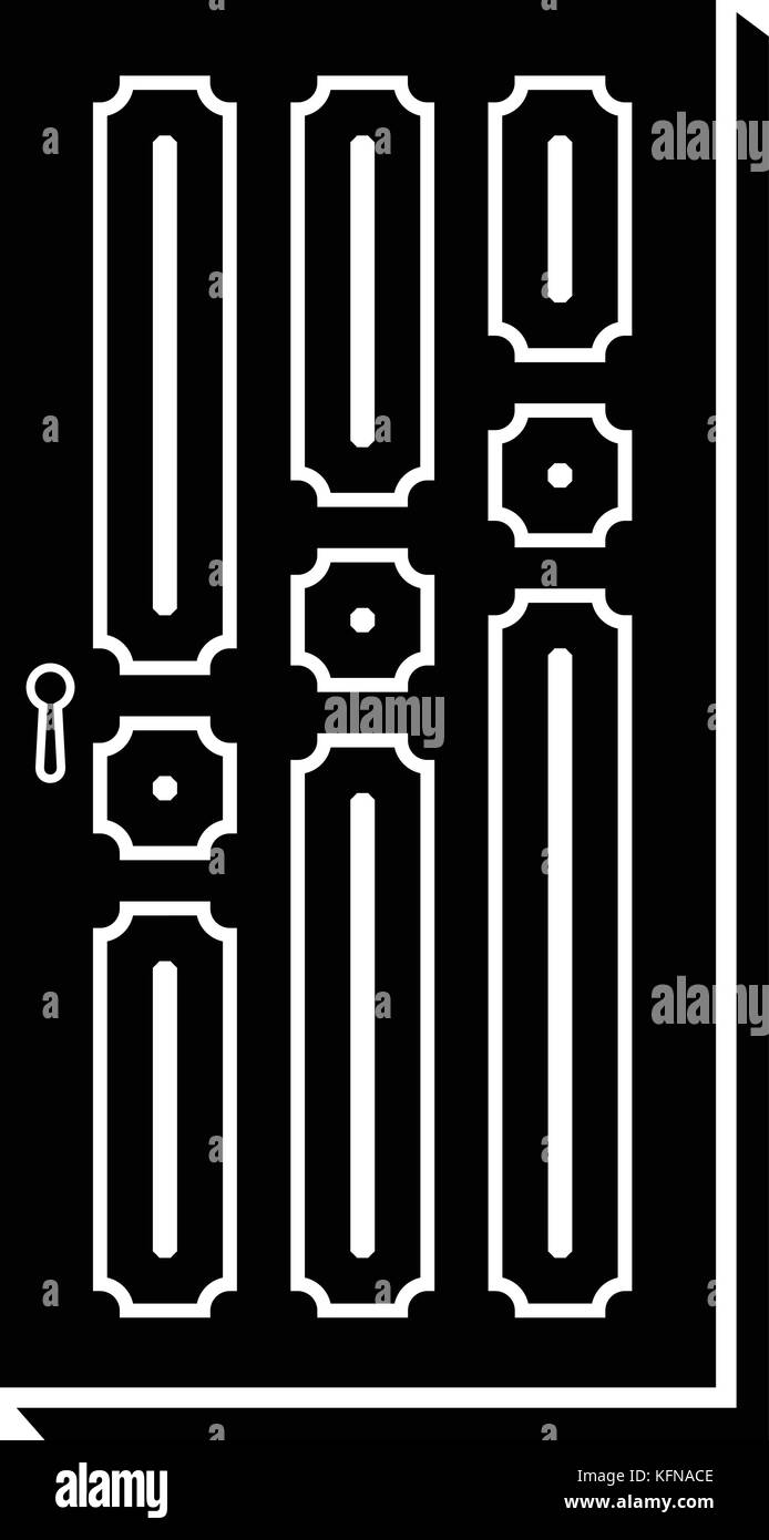 Home door icon, simple style Stock Vector Image & Art - Alamy