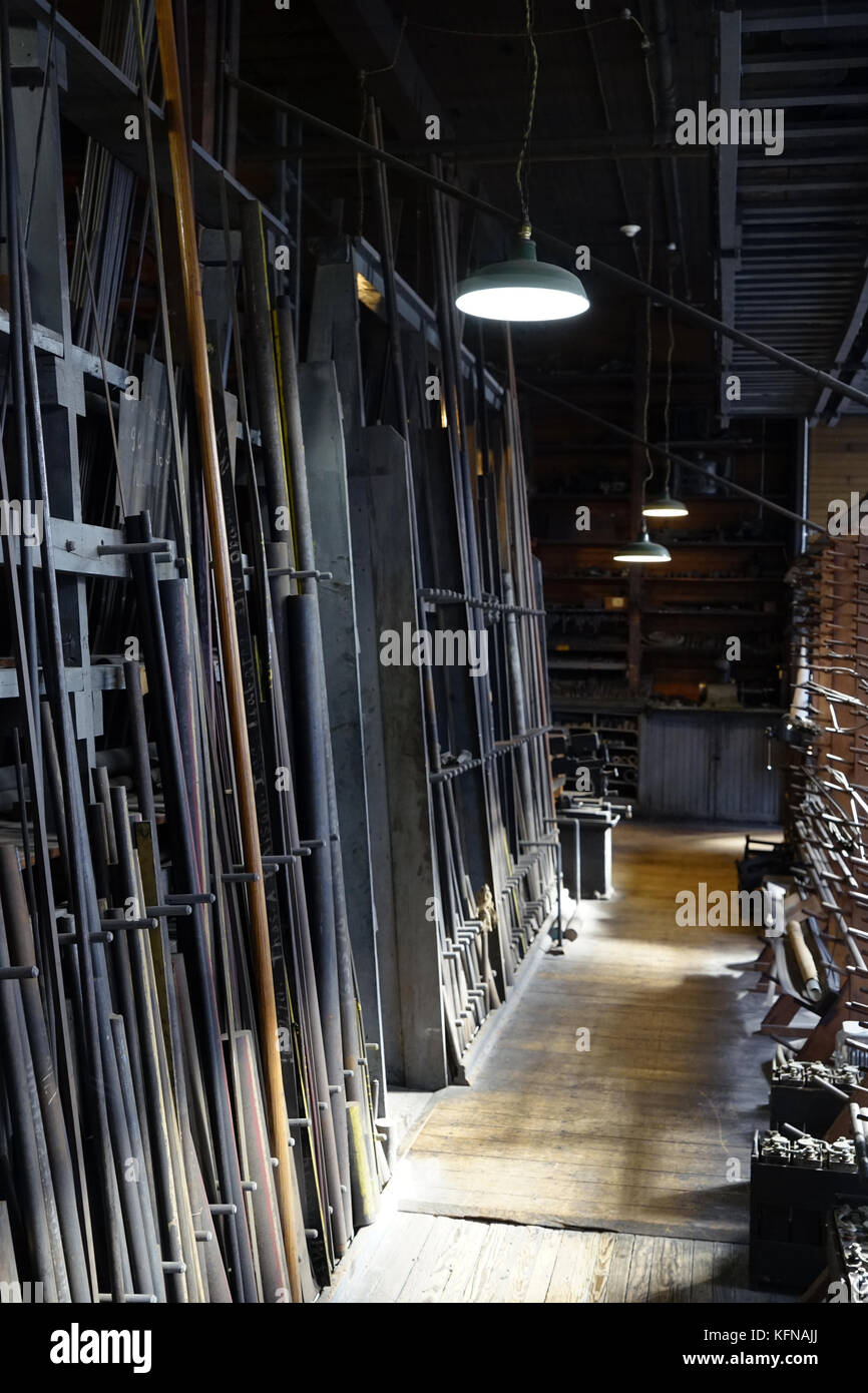 Heavy Machine shop at Thomas Edison National Historical Park.West ...