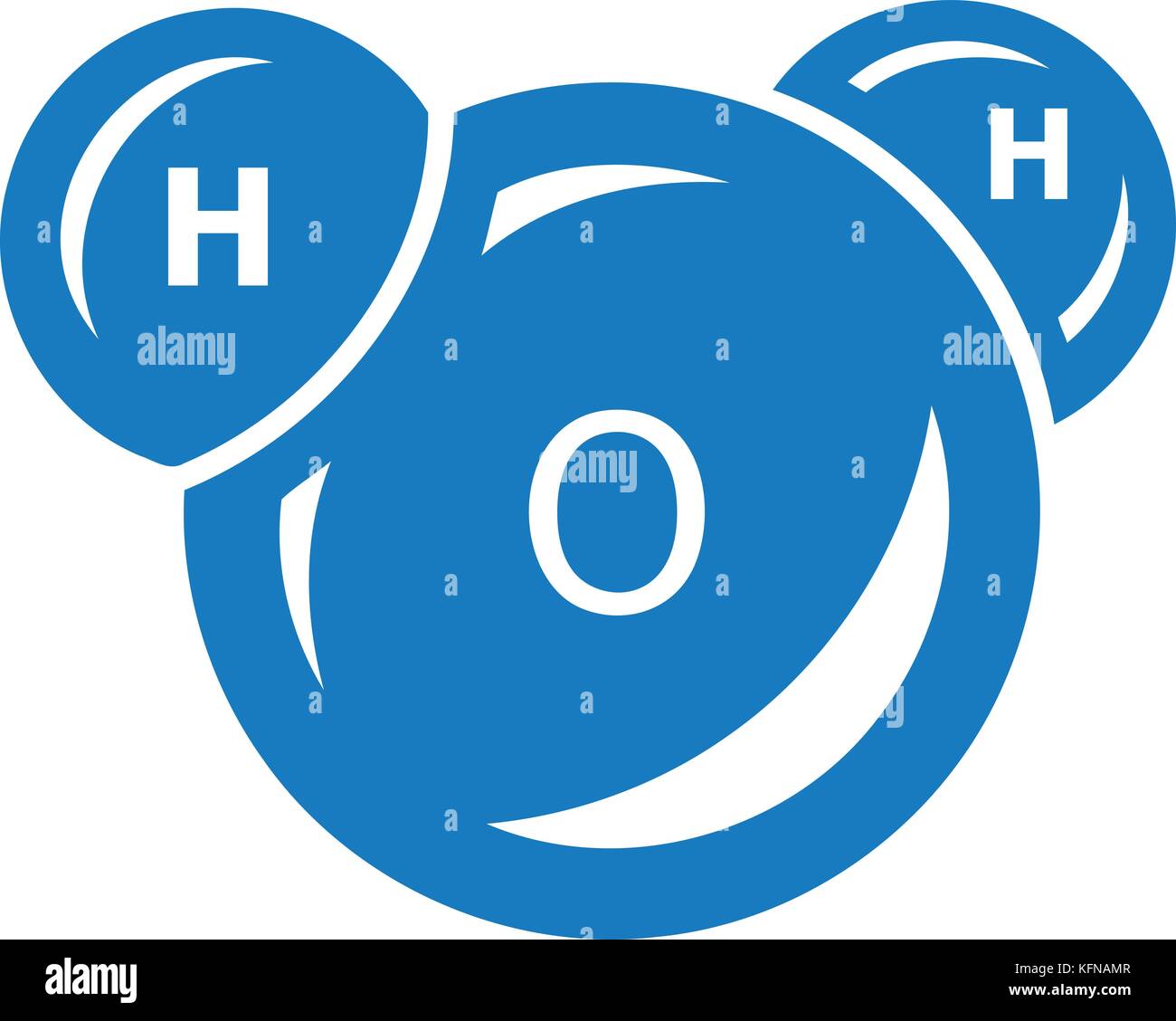 Water molecule icon, simple style Stock Vector Image & Art - Alamy