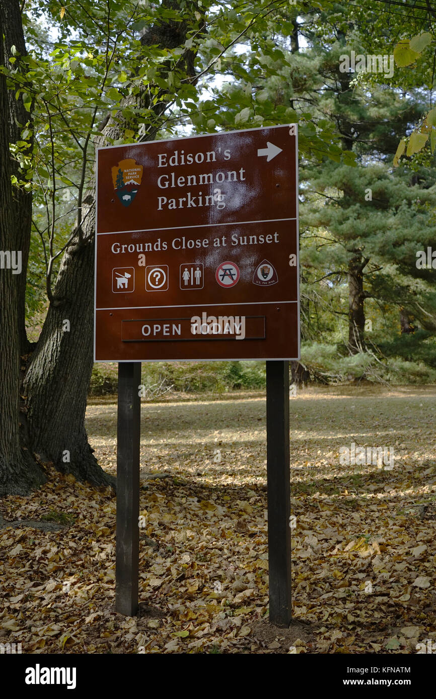 Thomas Edison National Historical Park.West Orange.New Jersey.USA Stock ...