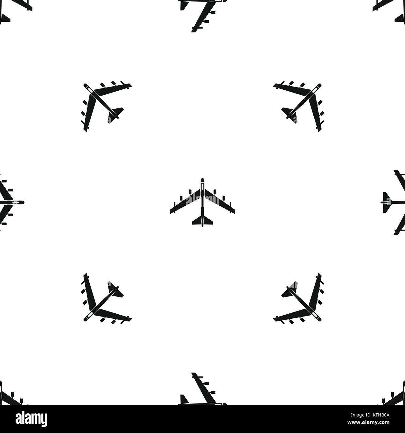 Armed fighter jet pattern seamless black Stock Vector Image & Art - Alamy