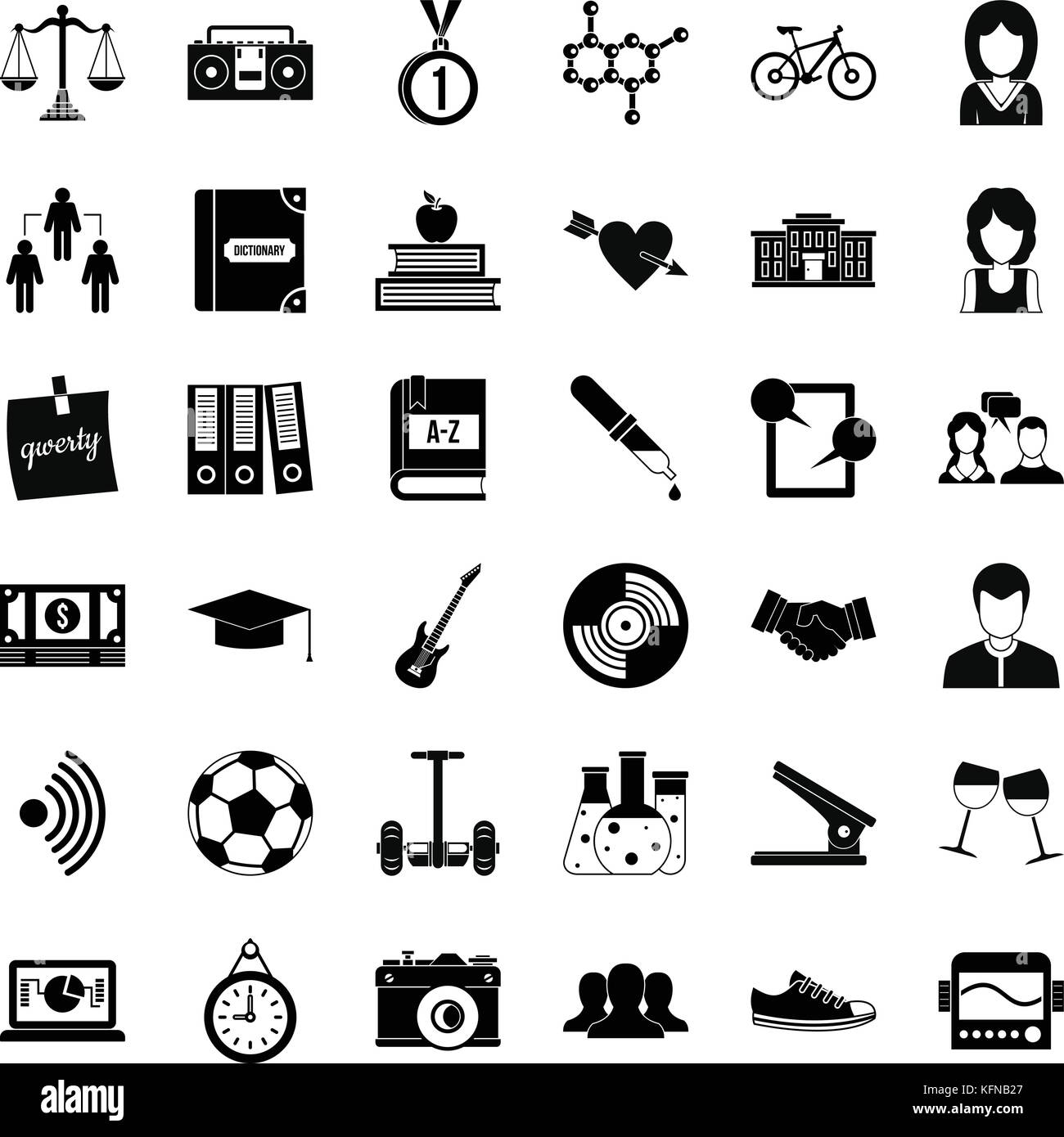 Pupil icons set, simple style Stock Vector Image & Art - Alamy