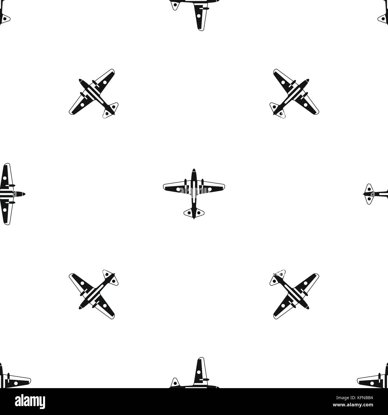 Military aircraft pattern seamless black Stock Vector Image & Art - Alamy