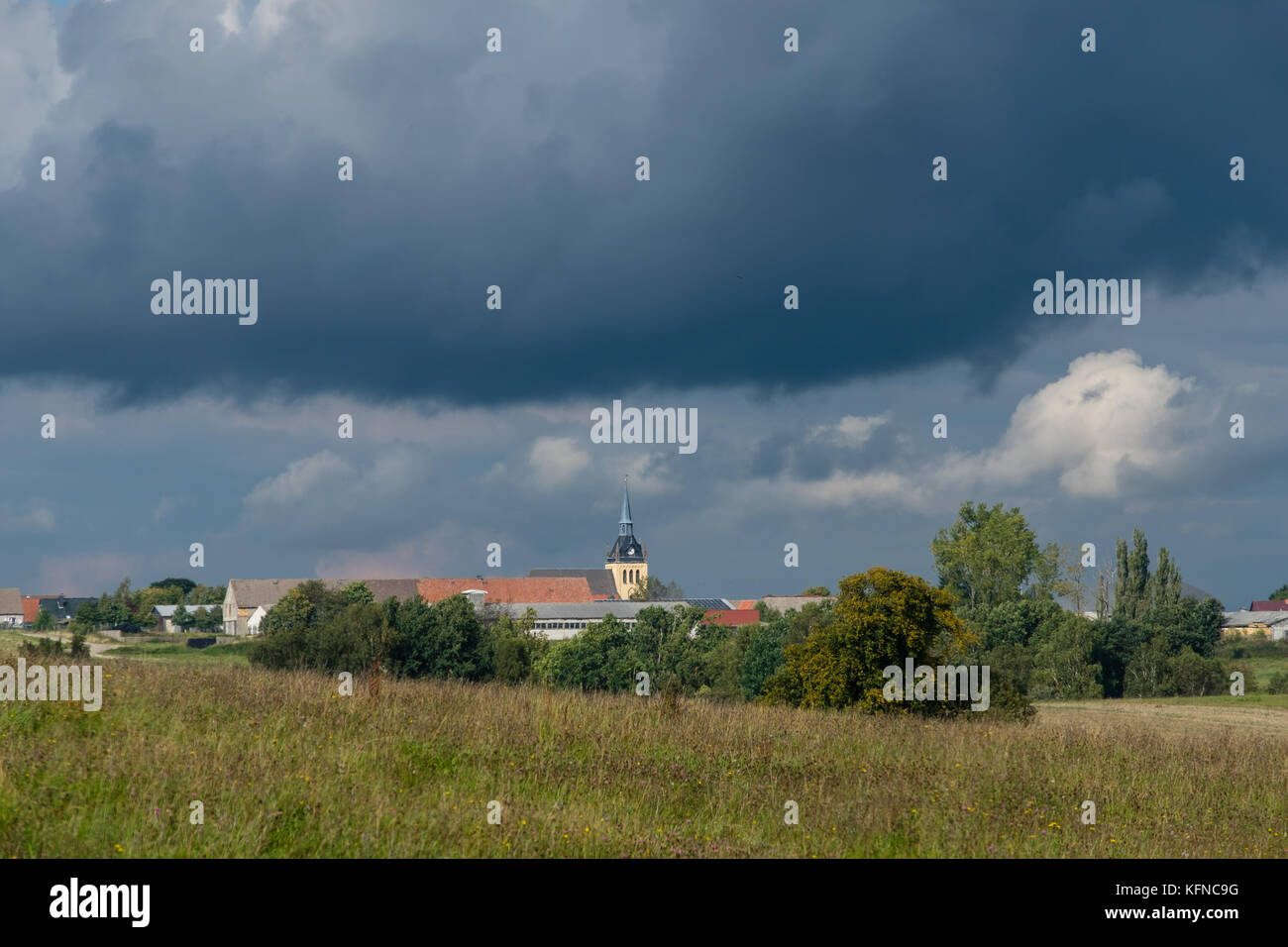 Blick auf Hayn im Harz Stock Photo - Alamy