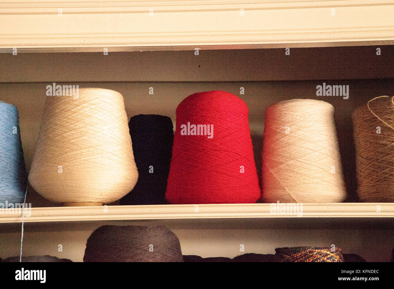 Spools of wool hi-res stock photography and images - Alamy