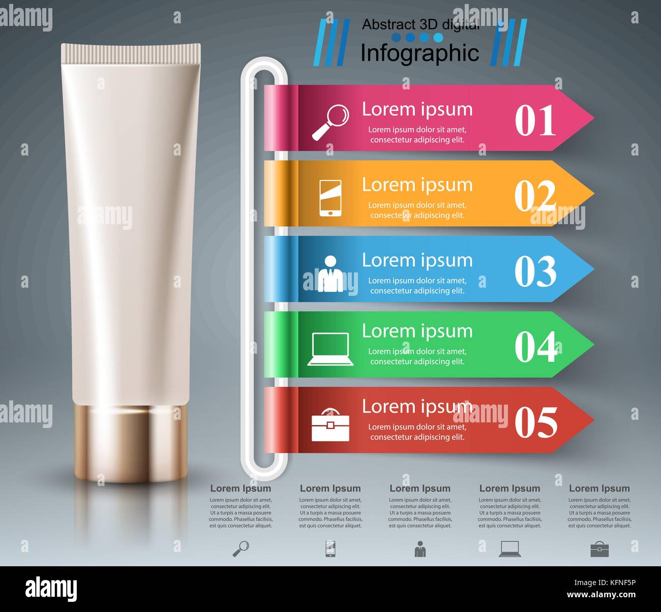 Toothpaste, cream tube - business infographic Stock Vector Image & Art ...