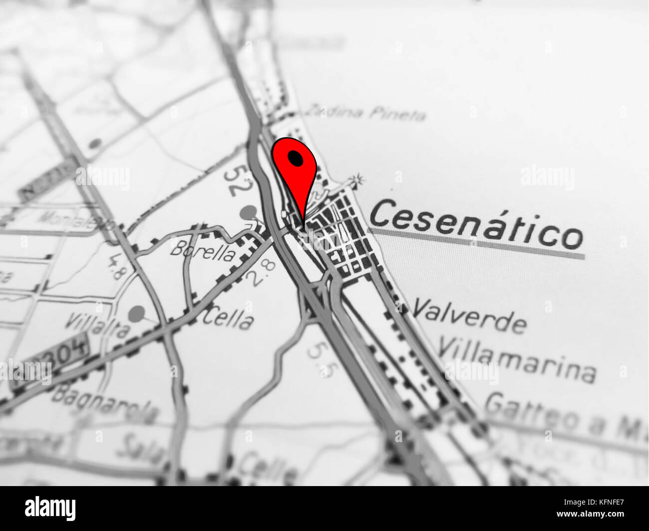Cesenatico city over road hi-res stock photography and images - Alamy