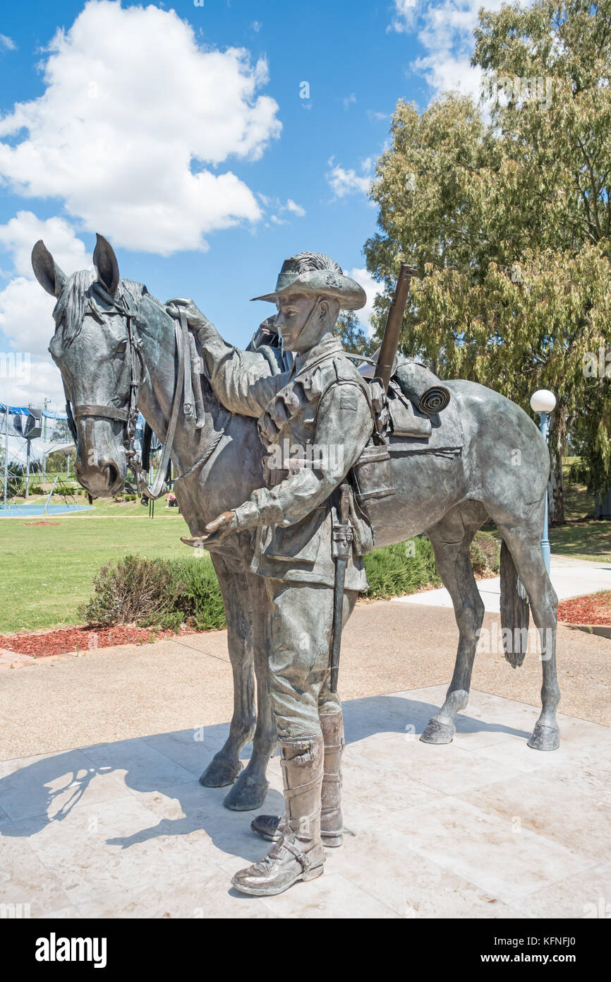 A Memorial to the Australian Light Horse, the Troopers and their Waler ...