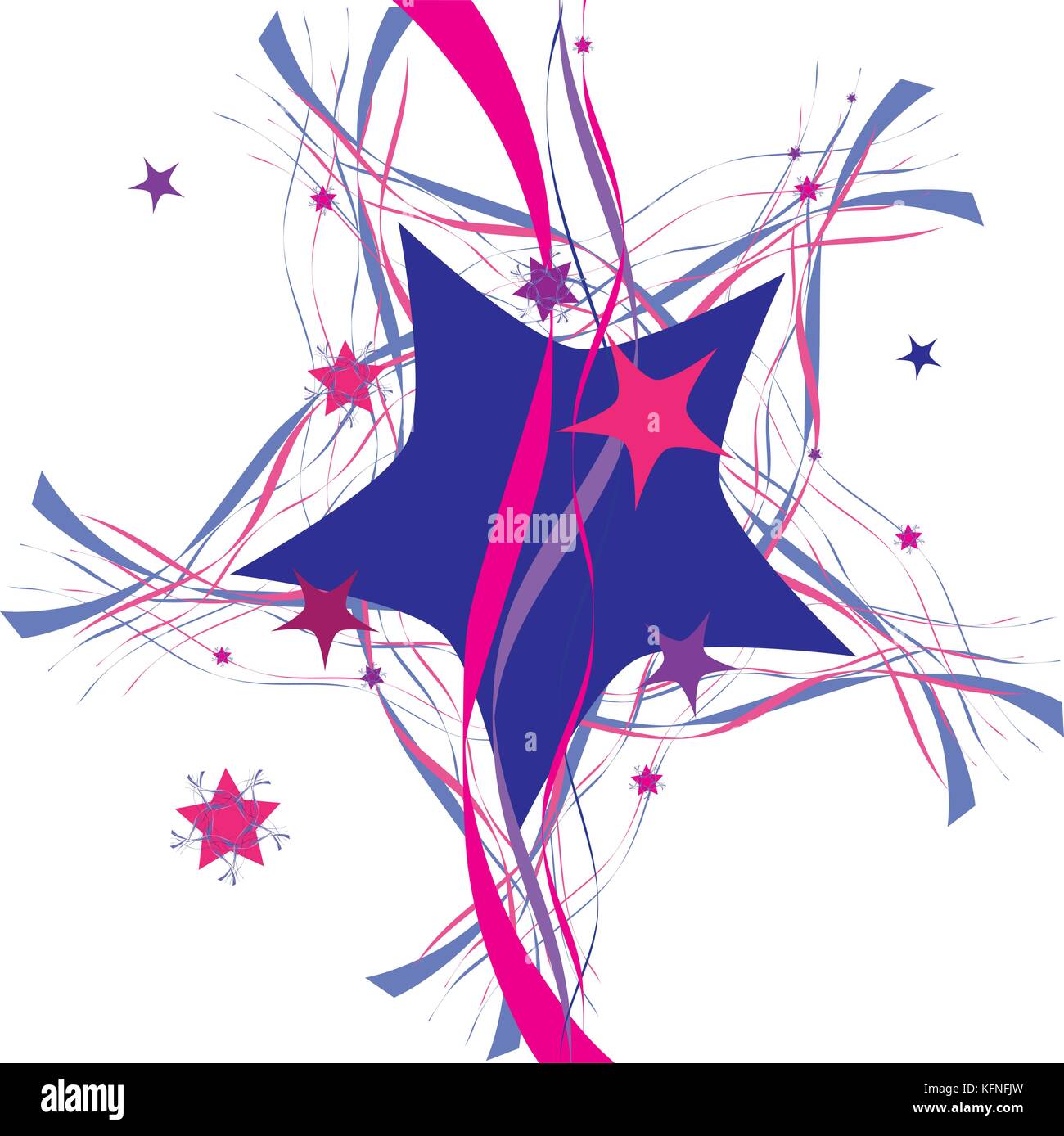 decorative star, abstraction, vector background, star background Stock ...