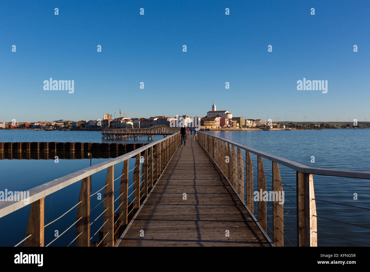 Lesina (Puglia, Italy) - Lesina Lake, the bridge between the lake and ...