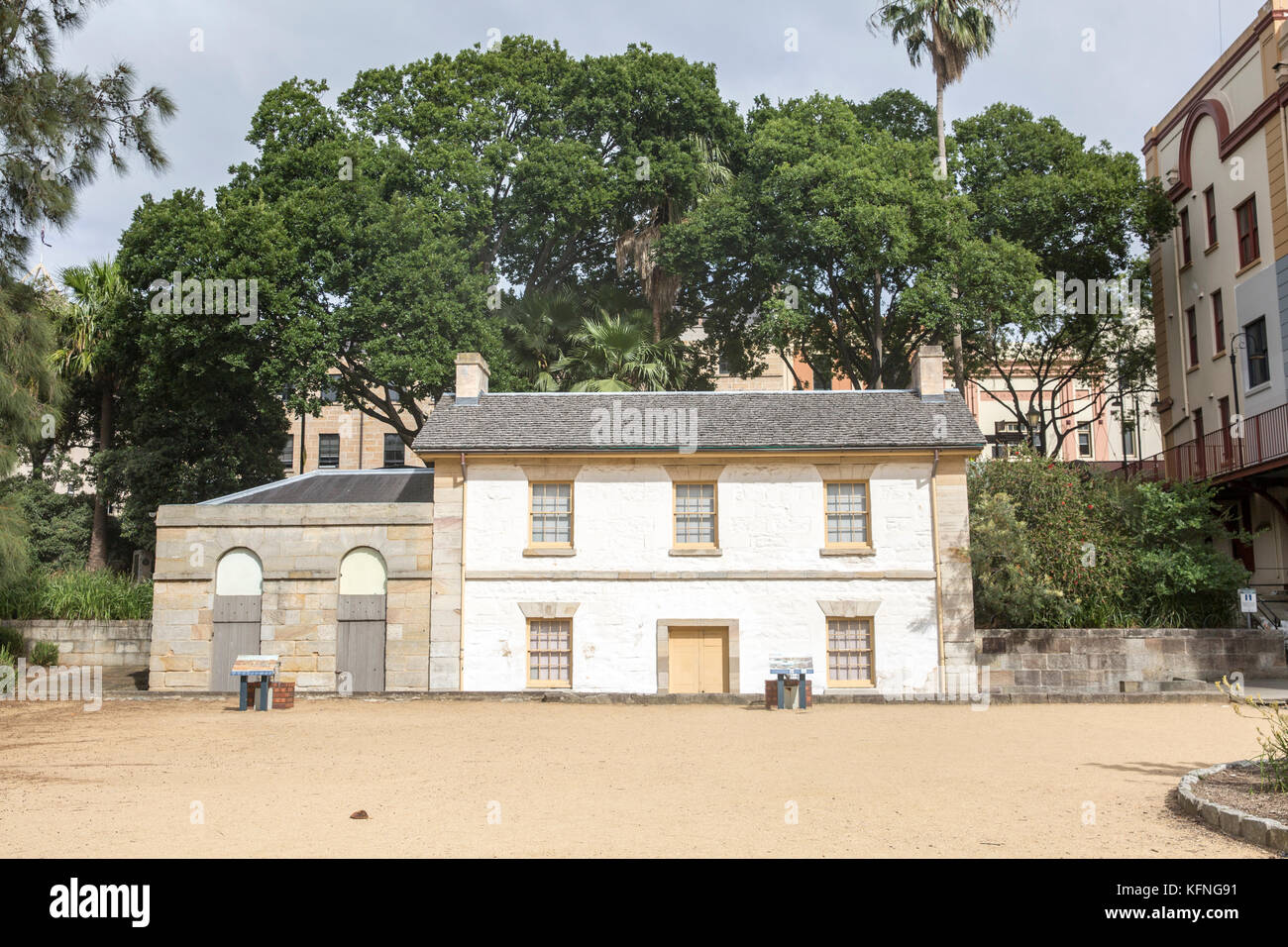 Cadmans historical cottage house at Circular Quay in Sydney,Australia ...