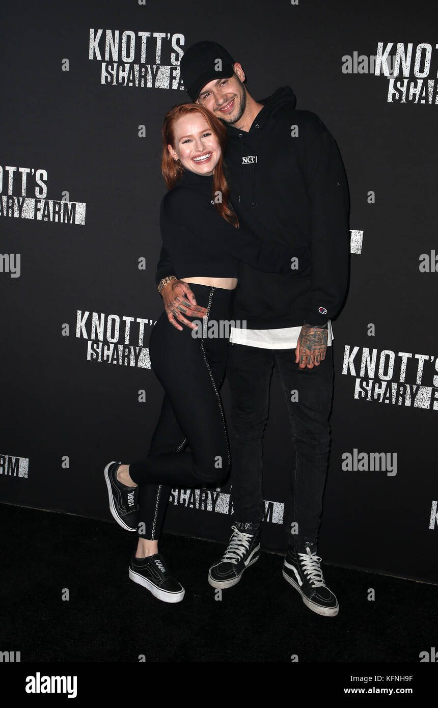 Knott's Scary Farm and Instagram's Celebrity Night Featuring: Madelaine Petsch, Travis Mills ...