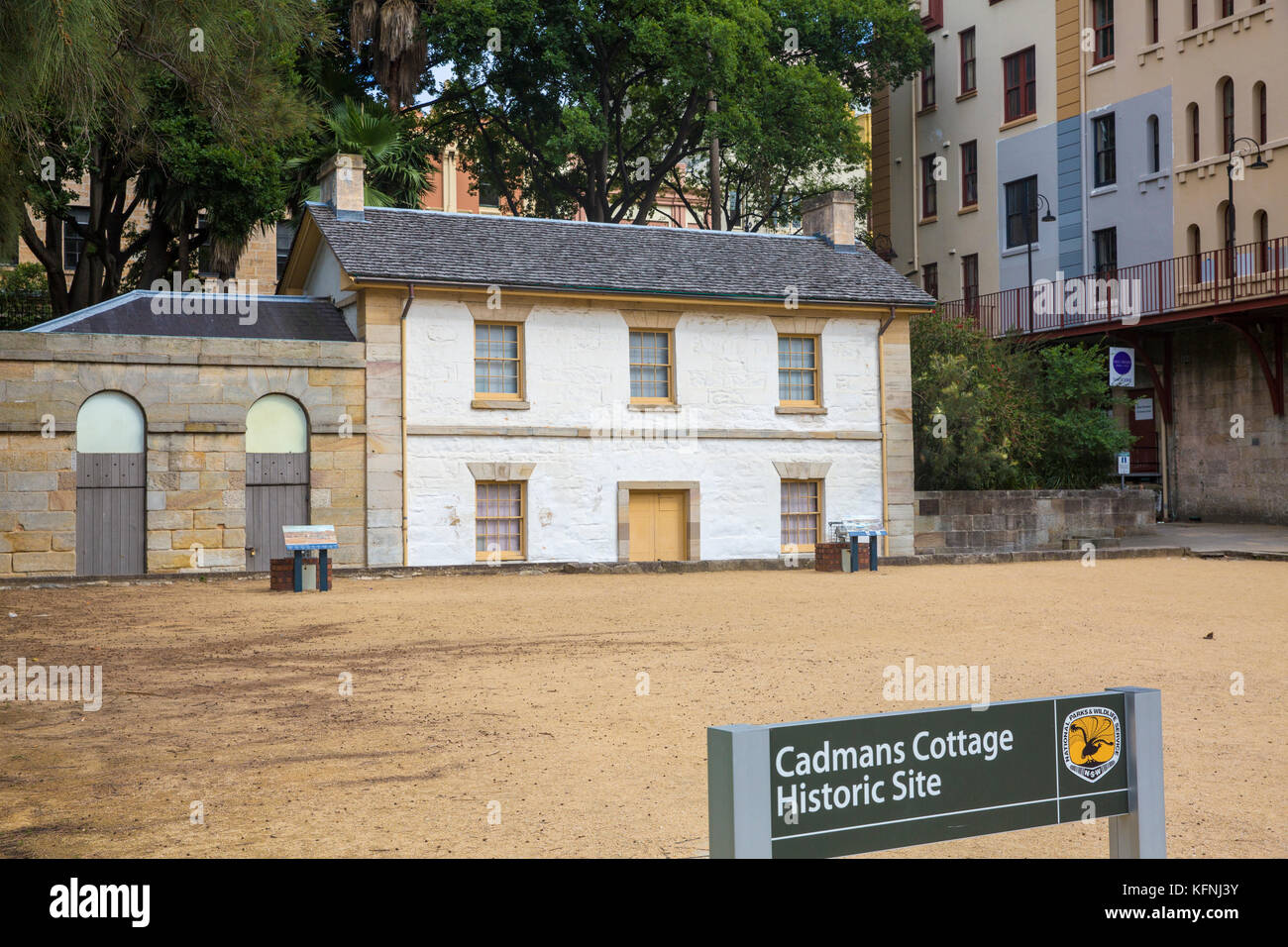 Cadmans Cottage, named after John Cadman, the second oldest surviving ...
