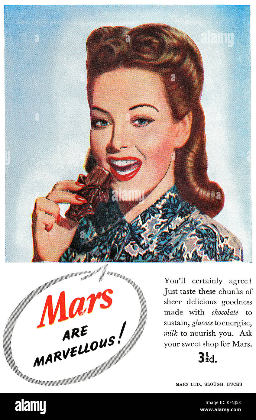 Mars bar advert hi-res stock photography and images - Alamy