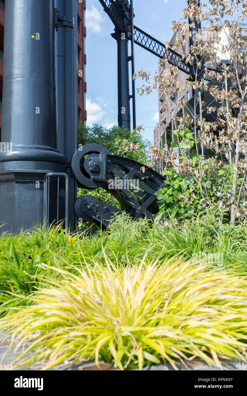 Gasholder Park, KIng's Cross, London, UK Stock Photo - Alamy