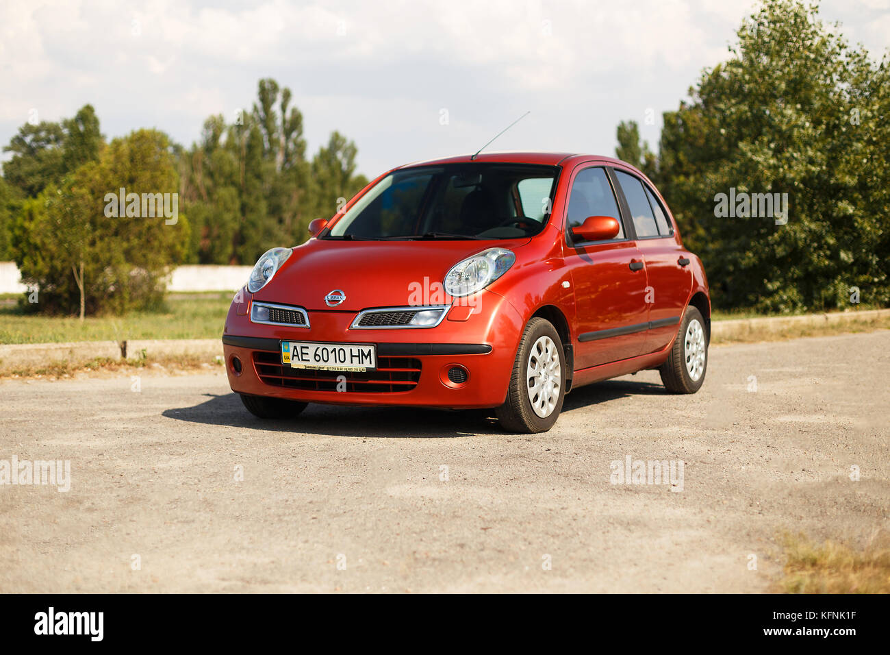 Red nissan micra hi-res stock photography and images - Alamy