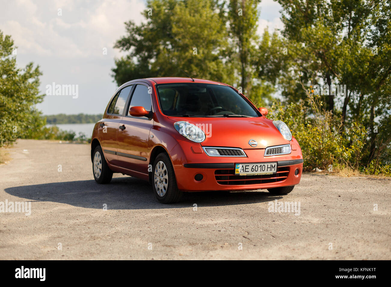 Red nissan micra hi-res stock photography and images - Alamy
