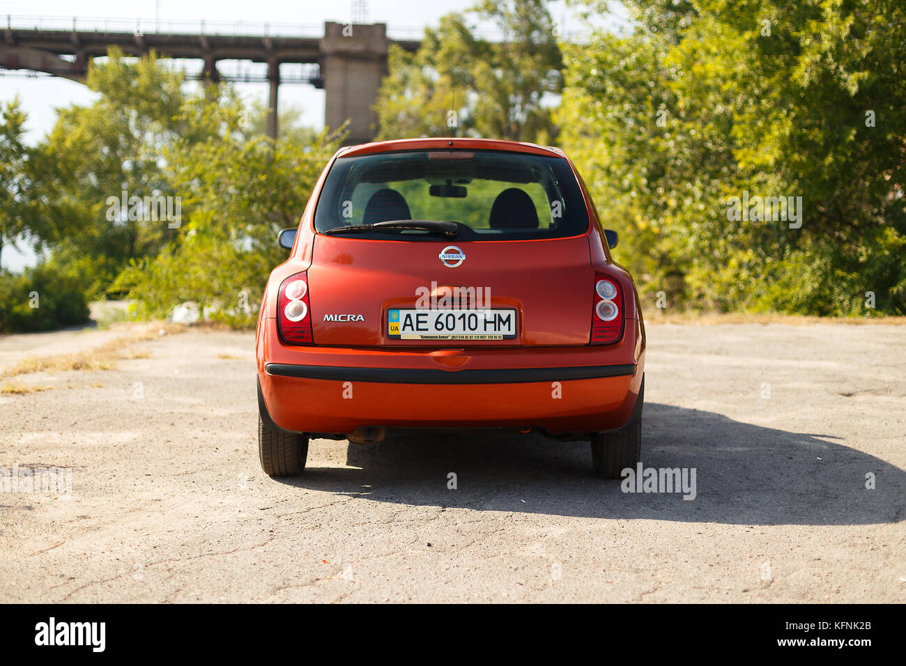 Red nissan micra hi-res stock photography and images - Alamy