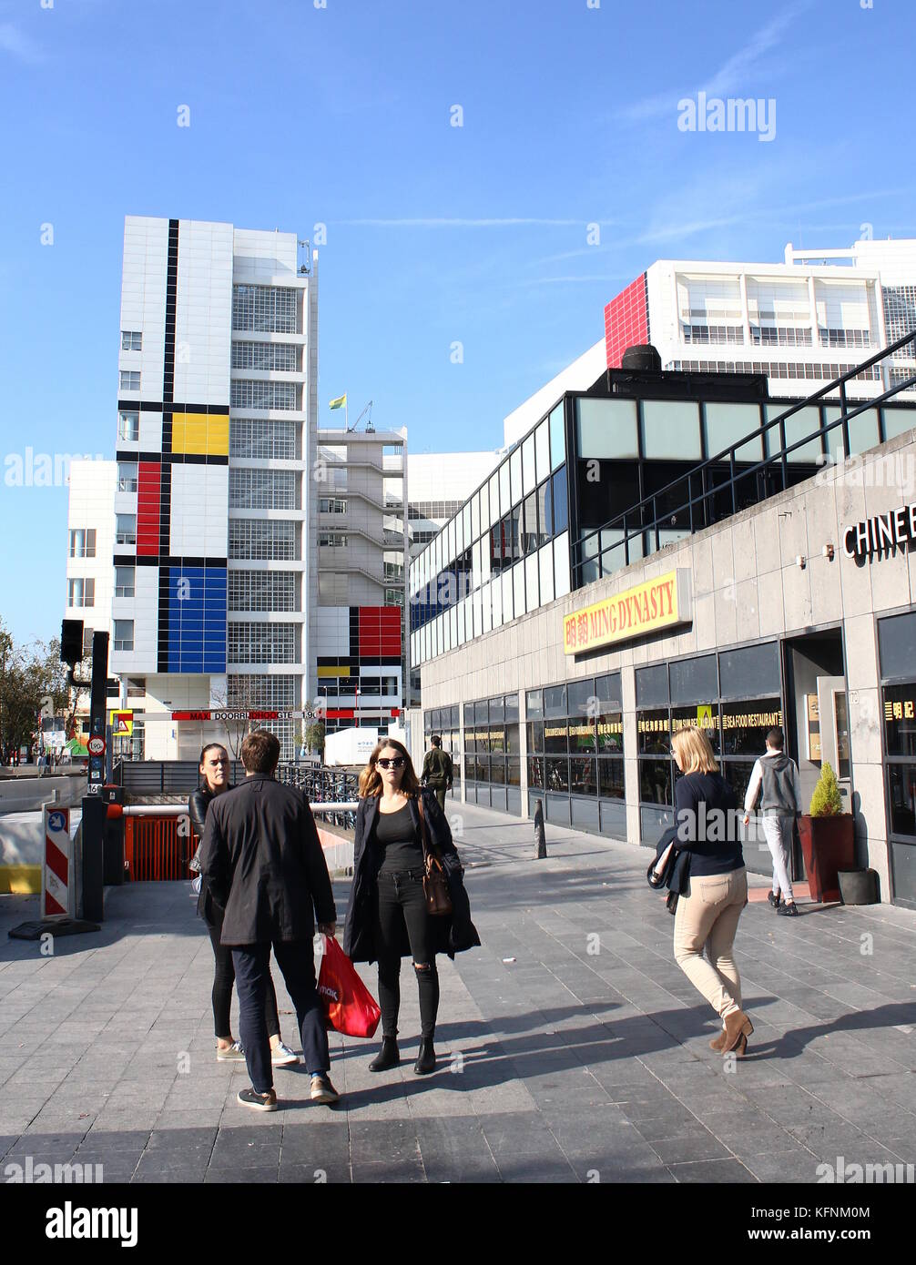 The Hague city hall (Stadhuis van Den Haag) at Kalvermarkt and Spui ...