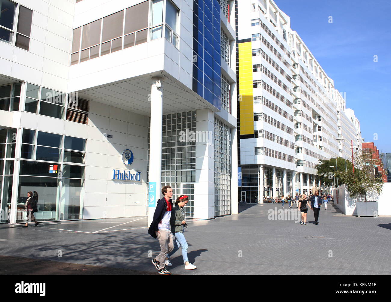 The Hague city hall (Stadhuis van Den Haag) at Kalvermarkt and Spui ...