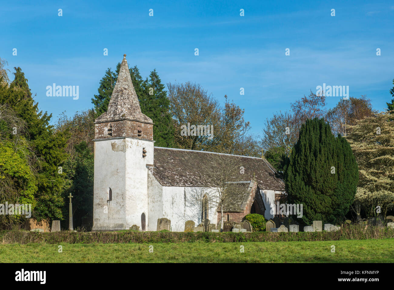 St Peters Church, Dixton, Monmouth, south Wales Stock Photo - Alamy