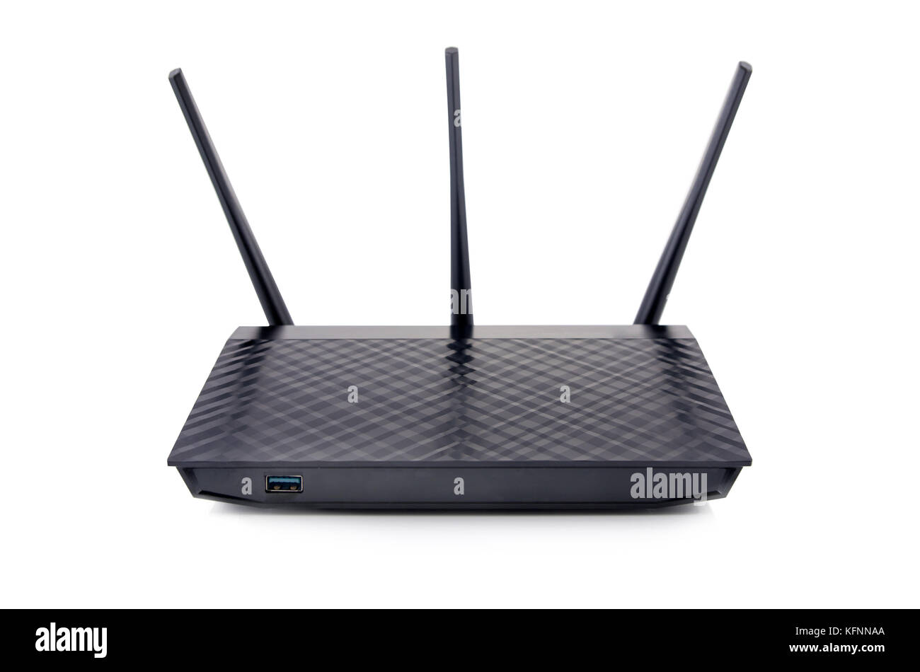 Wireless Wi-Fi router isolated on white. router wireless white isolated ...