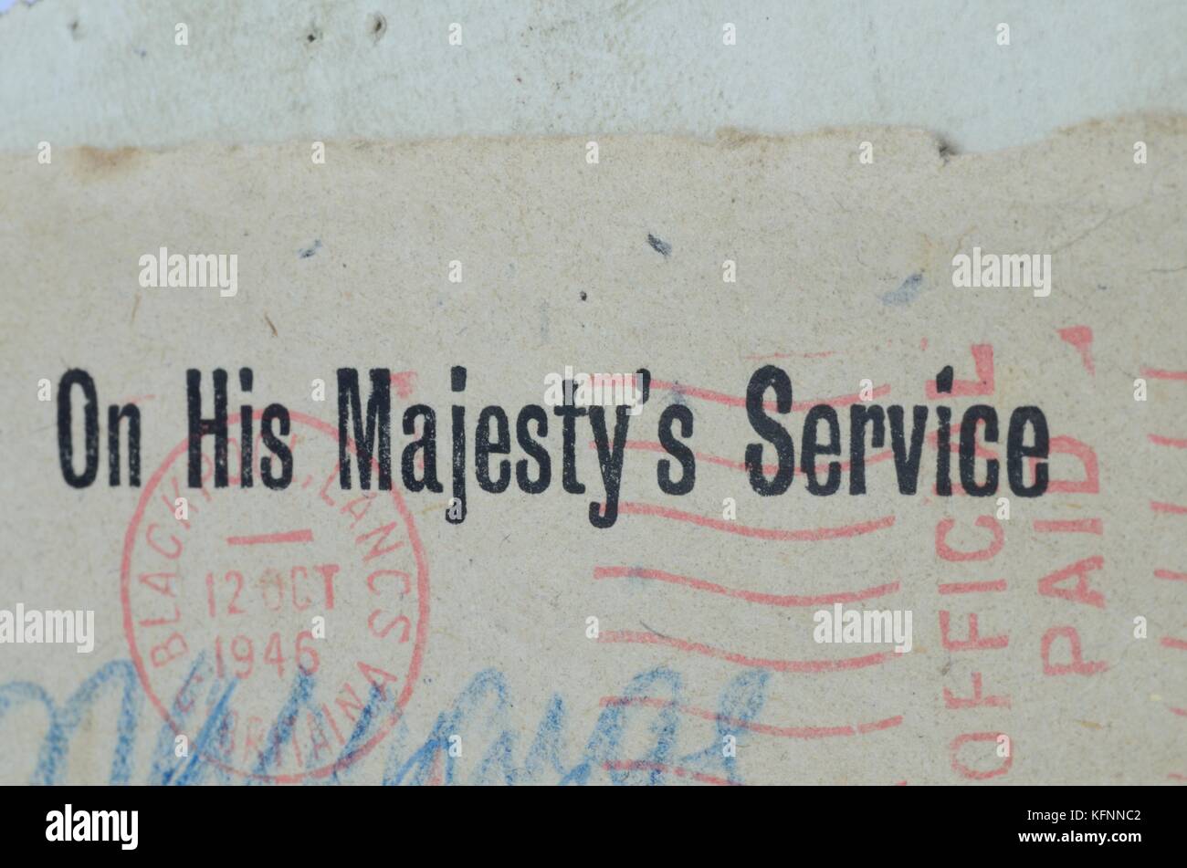 Her majestys service hi-res stock photography and images - Alamy